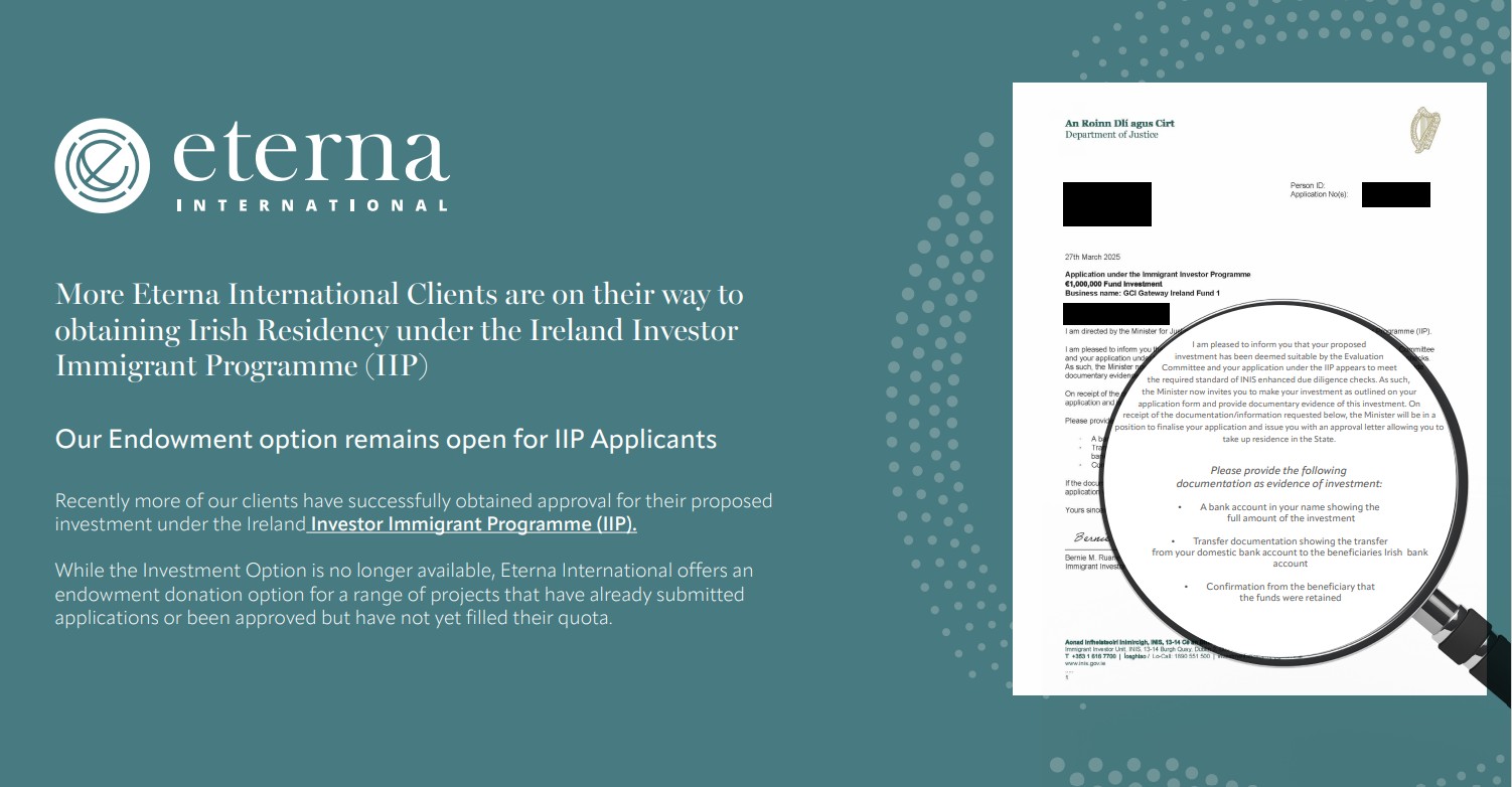 More Eterna International Clients receive IIP Pre-Approvals on their ...